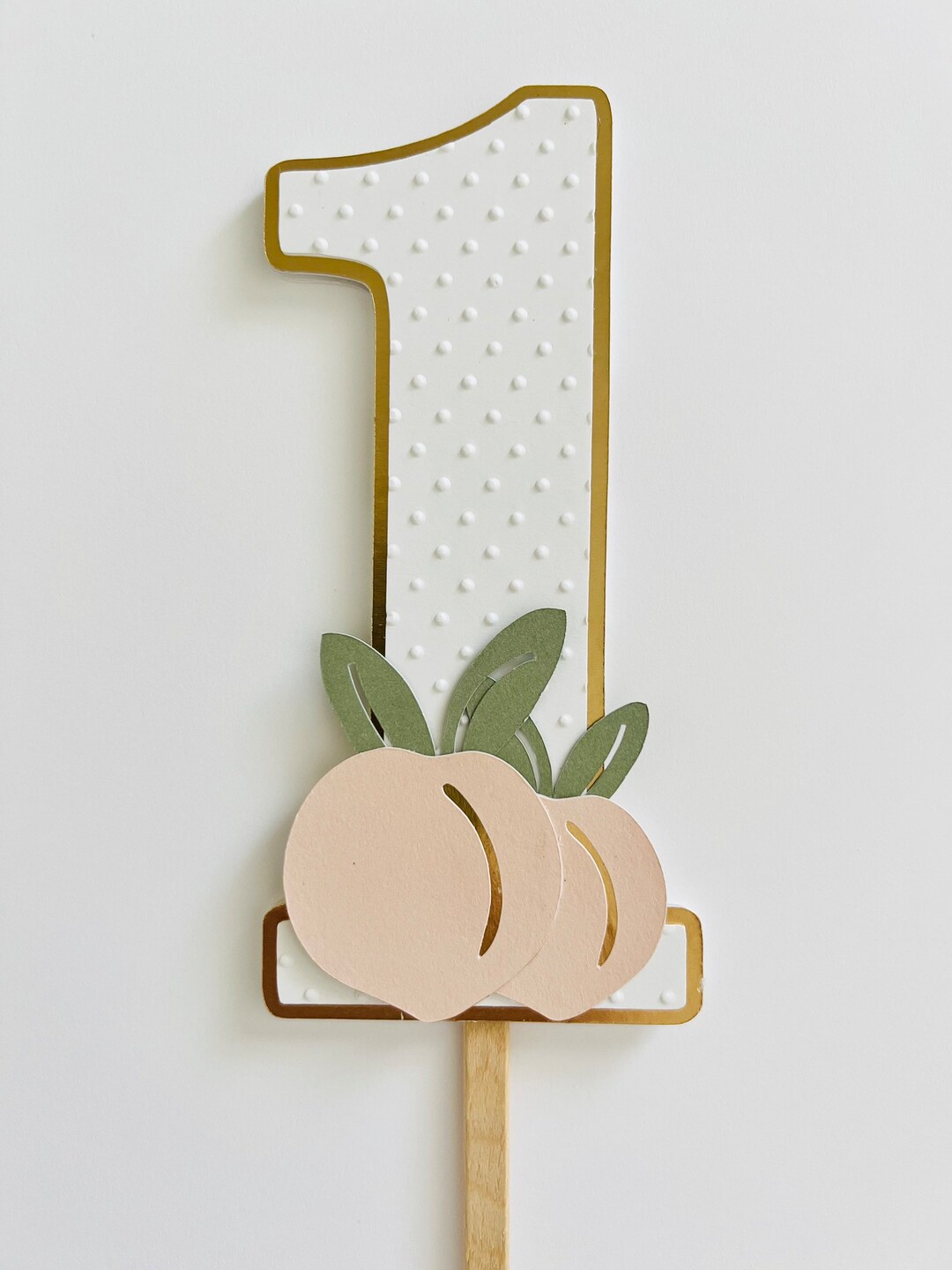 Peach One Cake Topper, Cute as a Peach Cake Topper, Peach Cake ...