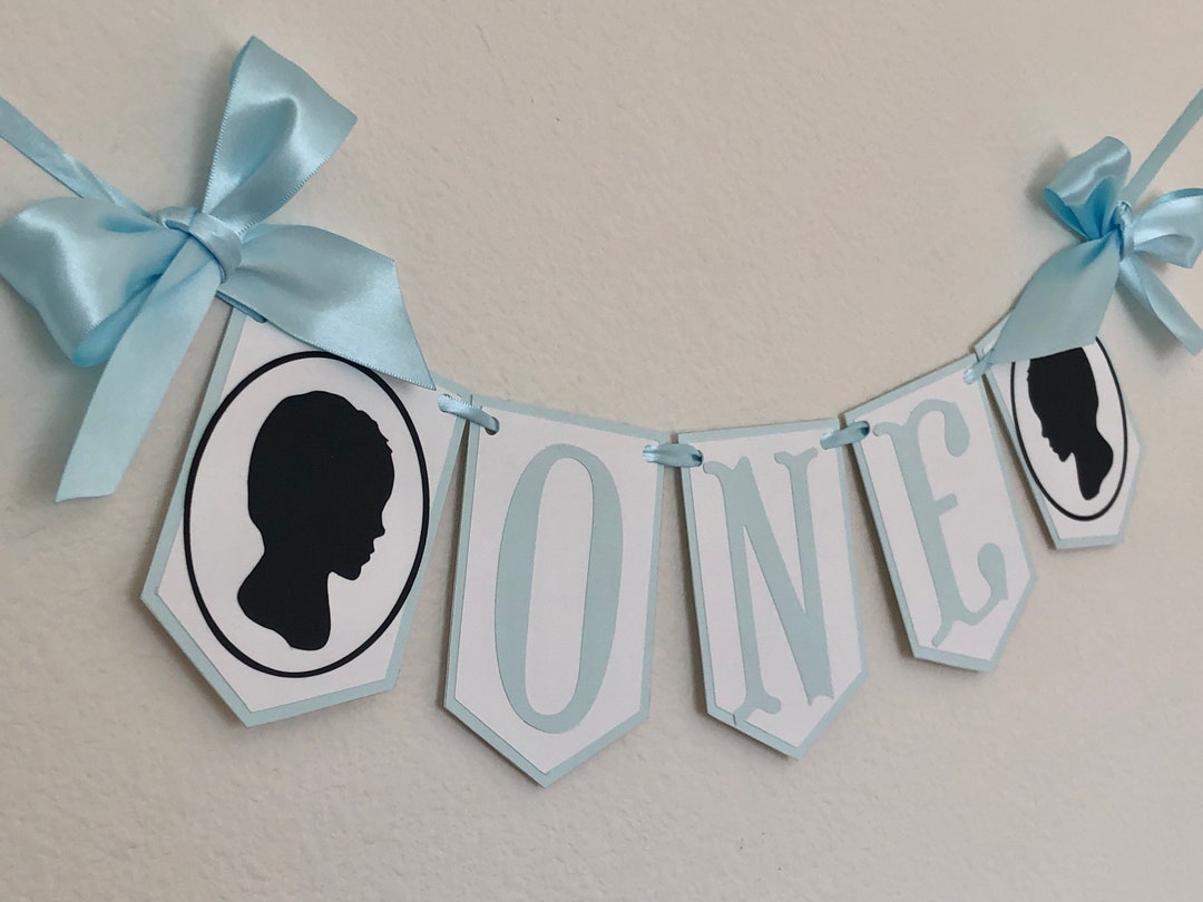One Baby Boy Banner, Birthday Banner, Little Boy Banner, Boy Birthday ...