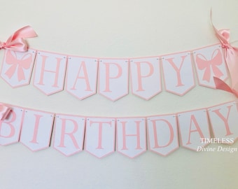 Pink Bow First Year Photo Banner, Monthly Milestone Photo Cards, Pink ...
