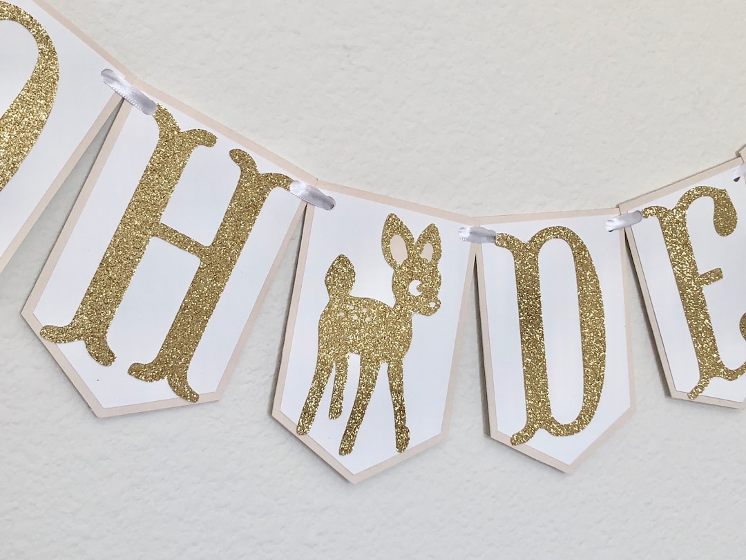 Oh Deer Banner - Etsy