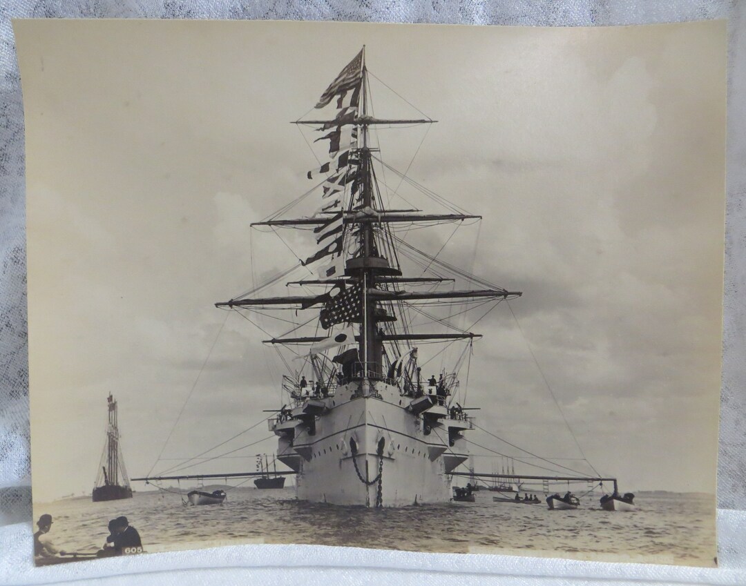 605 US Cruiser newark Vintage Photo by H.G. Peabody 1891 - Etsy