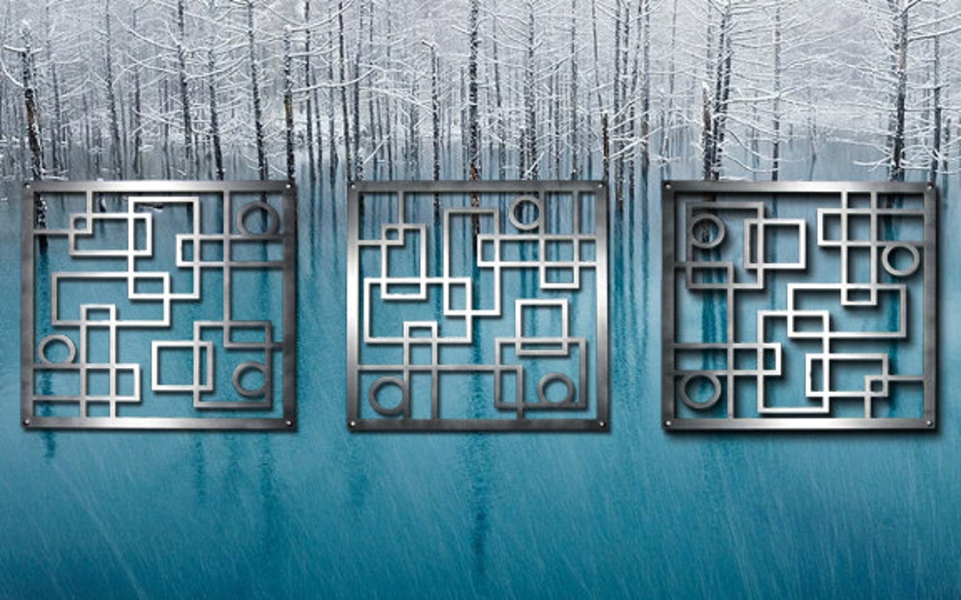 Office Metal Wall Art, Corporate Decor, Abstract, Contemporary, Modern ...