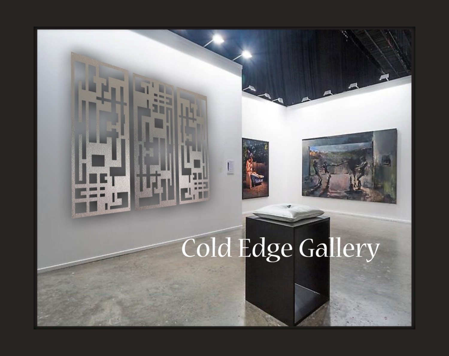 Large Office Art Corporate Metal Wall Art Large Art Decor | Etsy