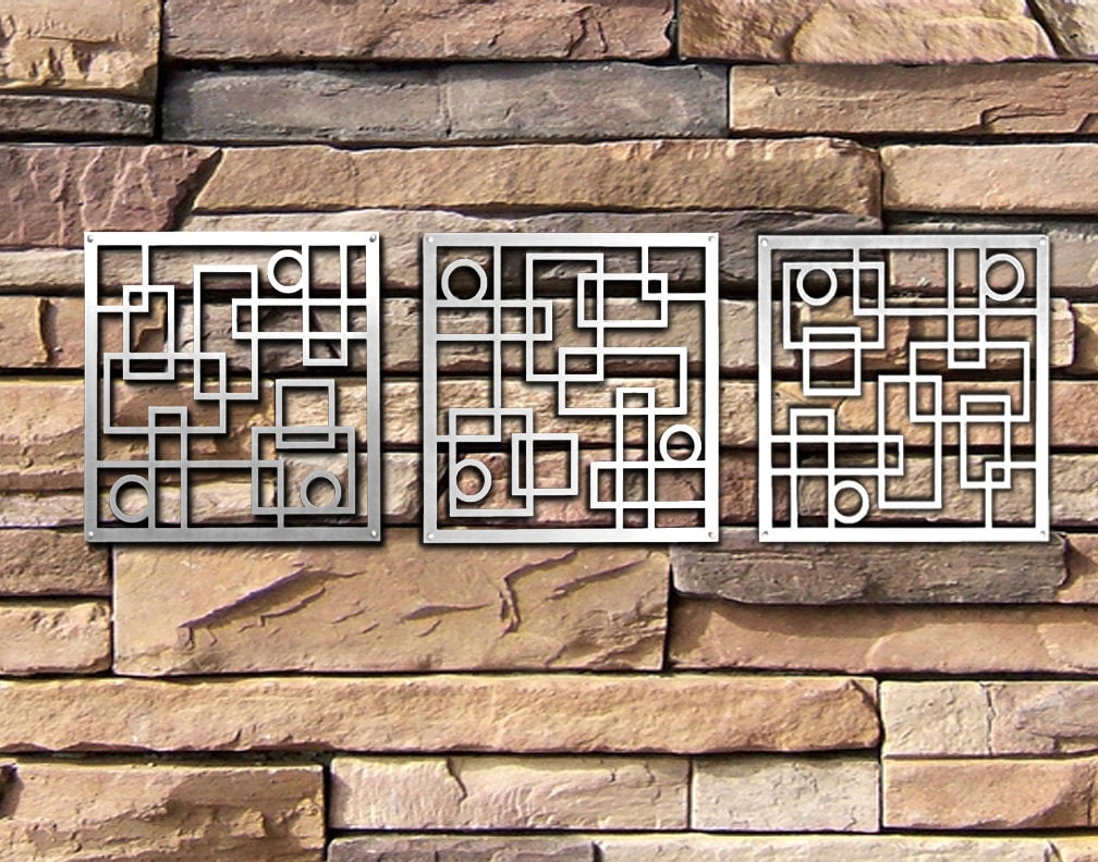 Abstract Metal Wall Sculpture, Geometric Modern Art, Harmony - Etsy Canada