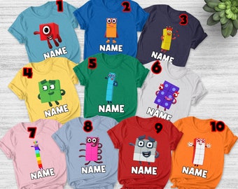 Numberblocks Outfit - Etsy UK