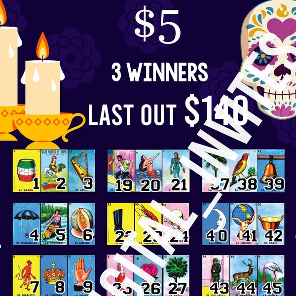 Loteria Boards, Loteria Board - Etsy