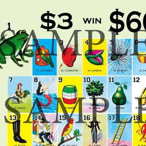 Loteria Board, Loteria, Loteria Tabla, Loteria Boards, Tablas De ...