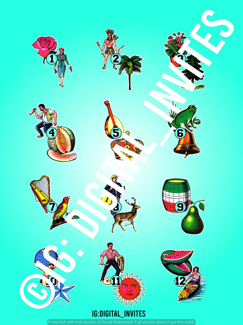 Loteria Board, Loteria, Loteria Tabla, Loteria Boards, Tablas De ...