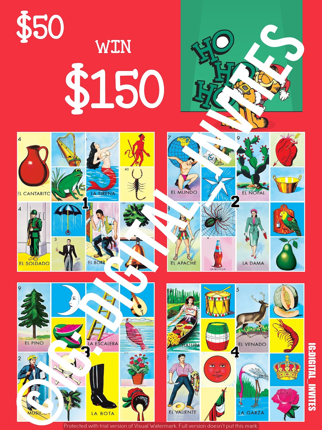 Loteria Board, Loteria, Loteria Tabla, Loteria Boards, Tablas De ...