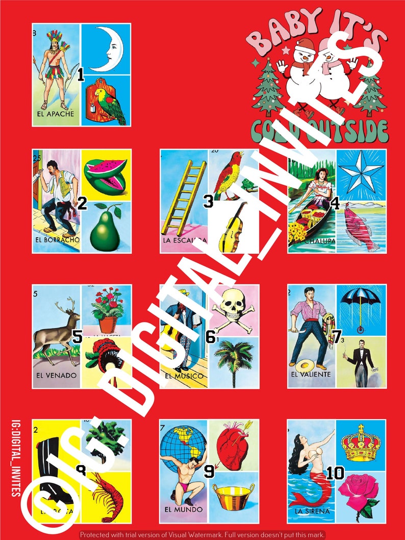 Loteria Board, Loteria, Loteria Tabla, Loteria Boards, Tablas De ...