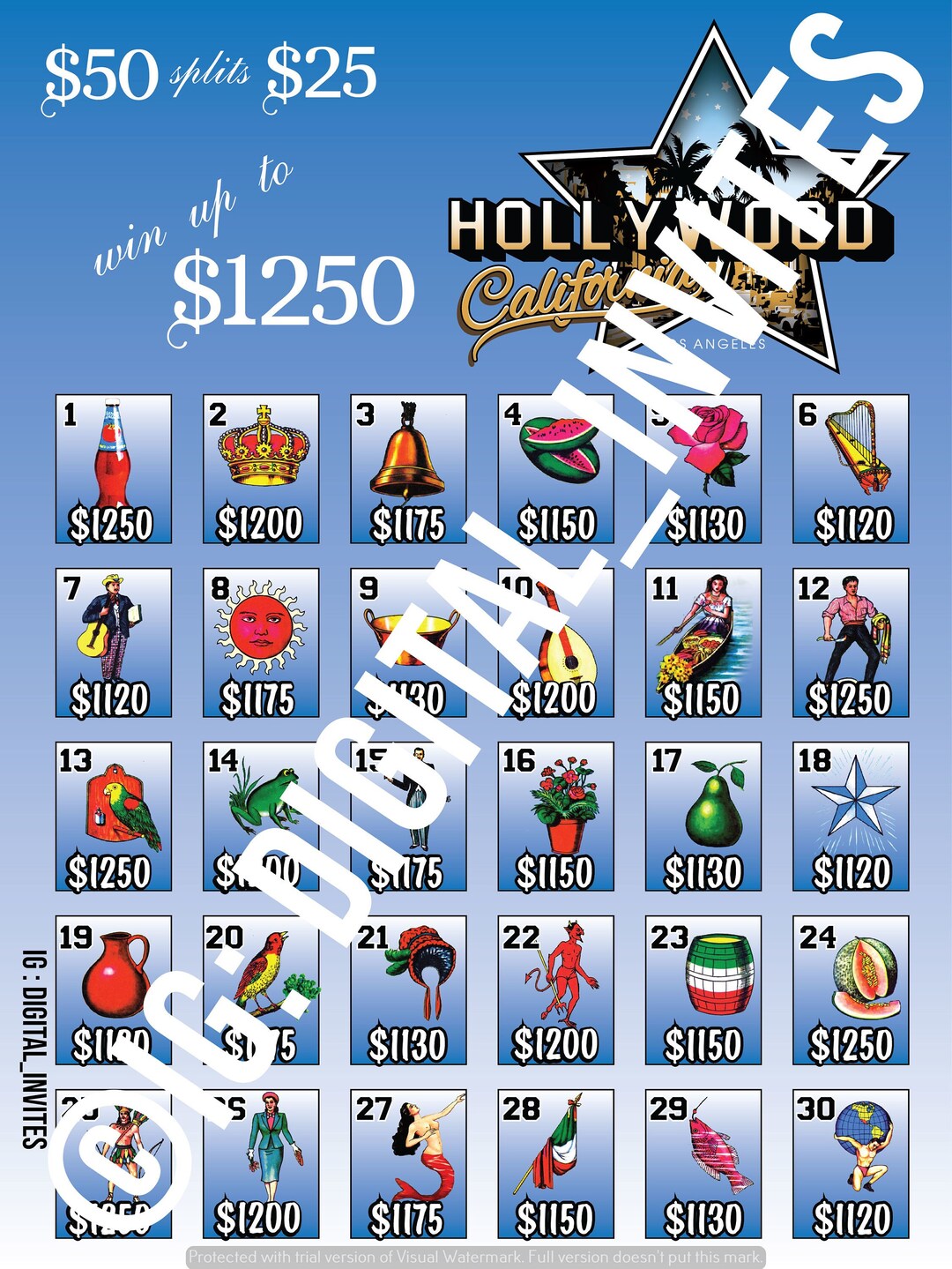 Loteria Board, Loteria Boards - Etsy