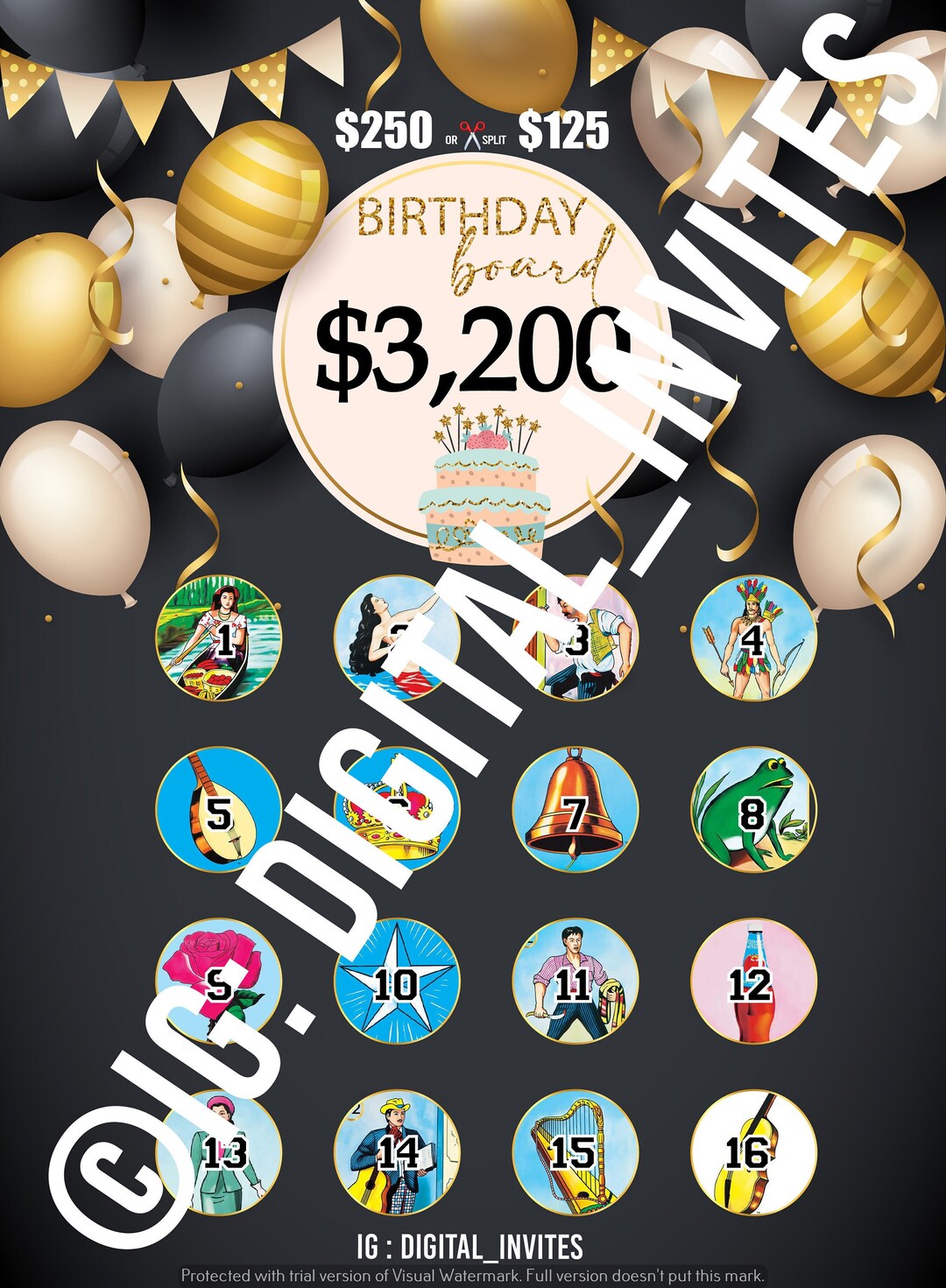 Loteria Board, Number Wheel, Bingo - Etsy