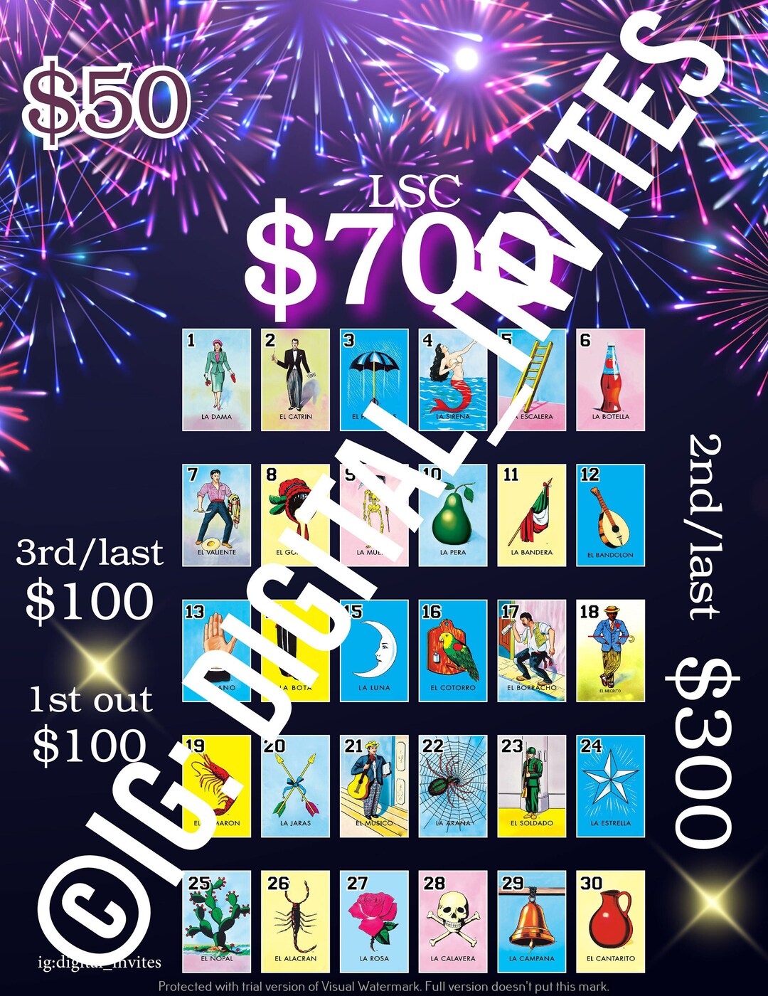 Loteria Board, Loteria Boards - Etsy