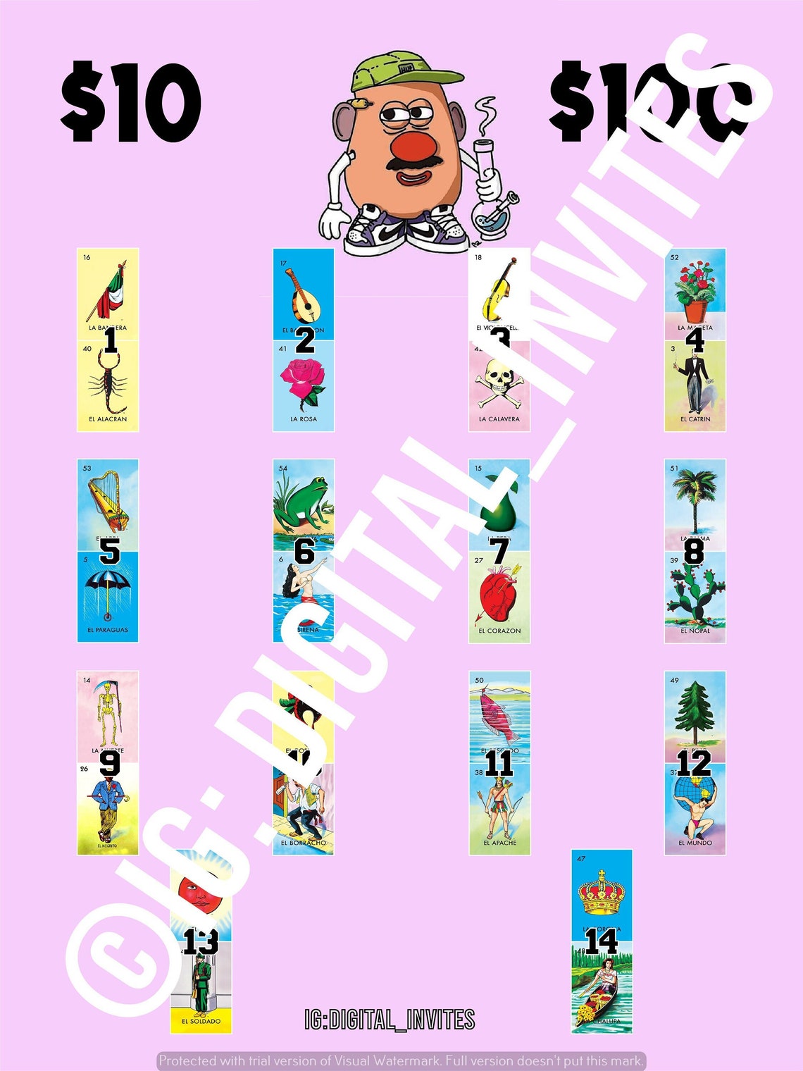 Loteria Board, Loteria, Loteria Tabla, Loteria Boards, Tablas De ...
