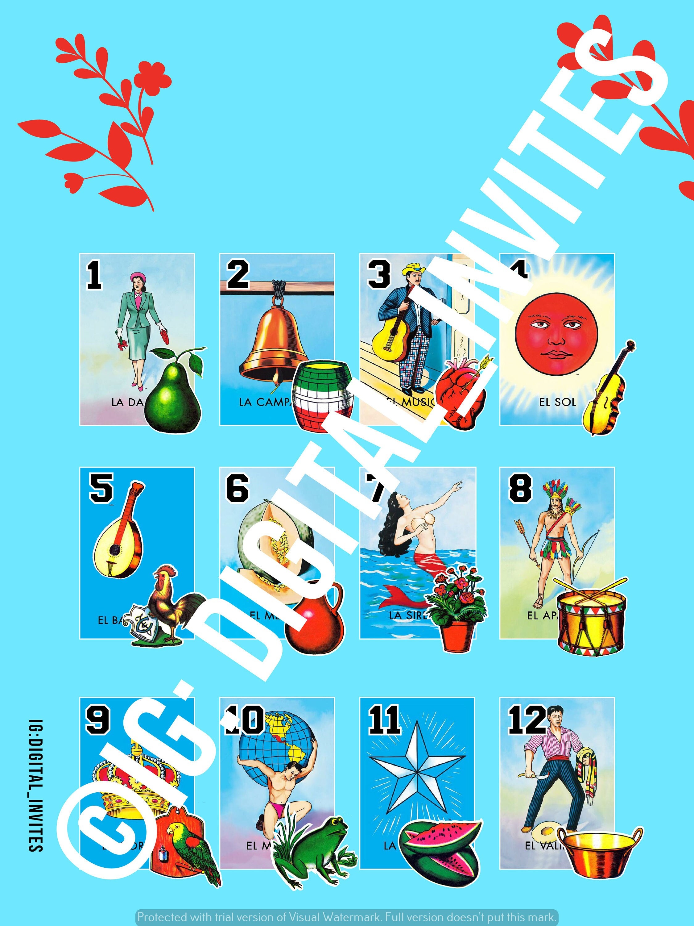 Loteria Board, Loteria, Loteria Tabla, Loteria Boards, Tablas De ...