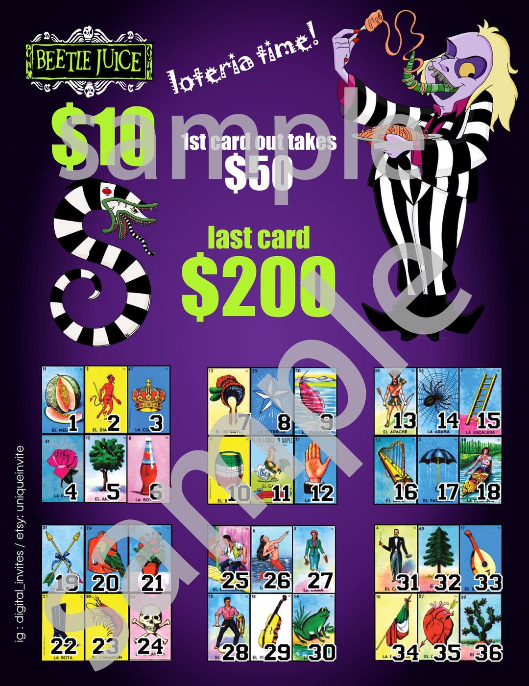 New Loteria Boards - Etsy