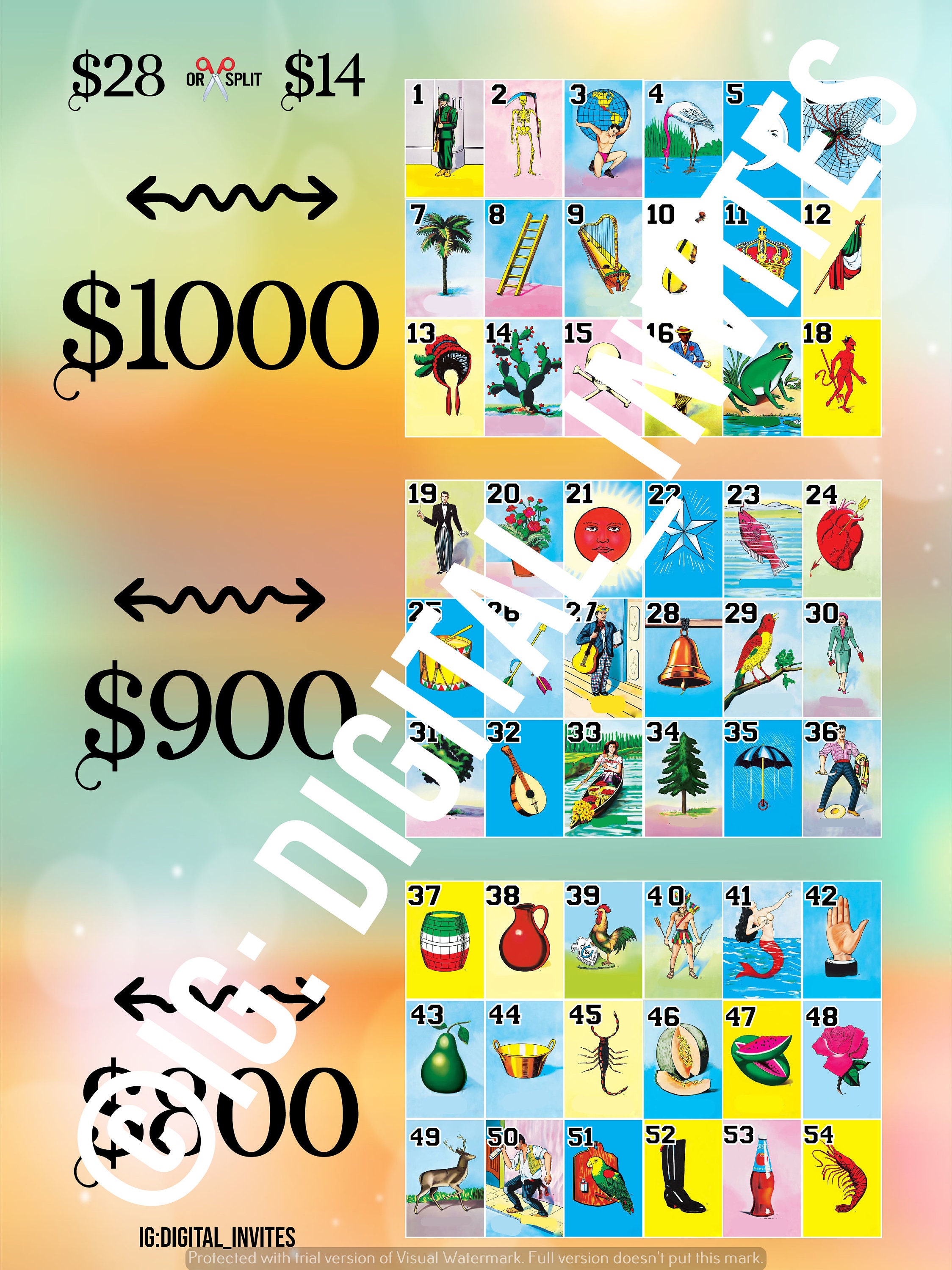 Loteria Board, Loteria, Loteria Tabla, Loteria Boards, Tablas De ...