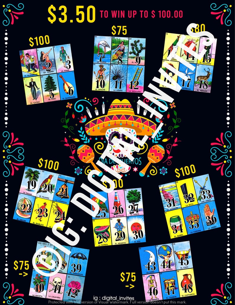 Loteria Board - Etsy