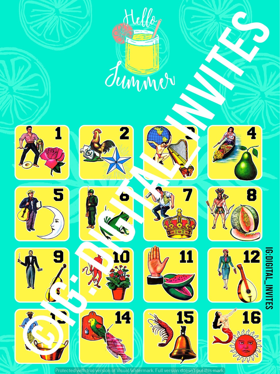 Loteria Board, Loteria, Loteria Tabla, Loteria Boards, Tablas De ...