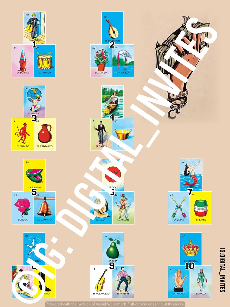 Loteria Board, Loteria, Loteria Tabla, Loteria Boards, Tablas De ...