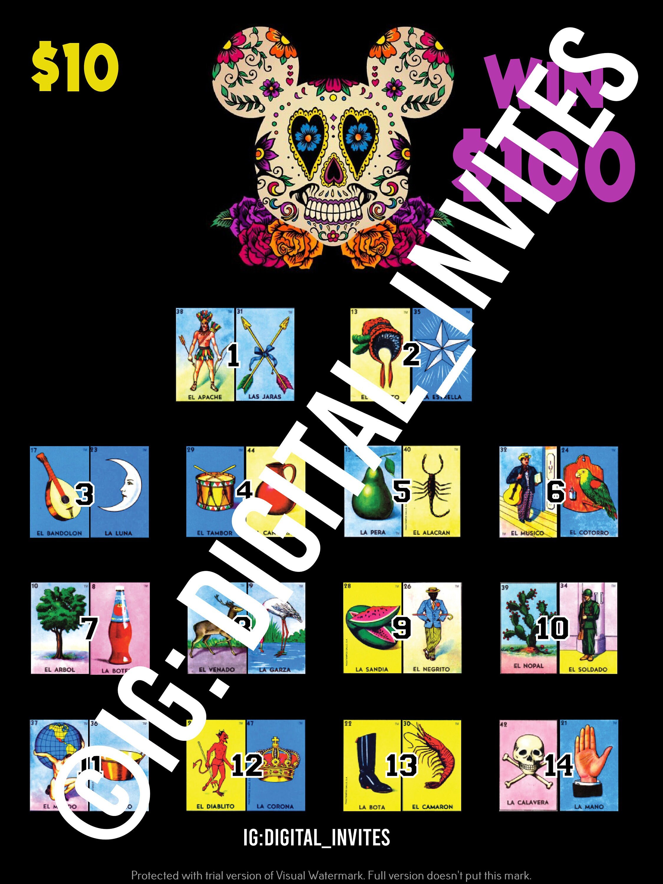 Loteria Board, Loteria, Loteria Tabla, Loteria Boards, Tablas De ...