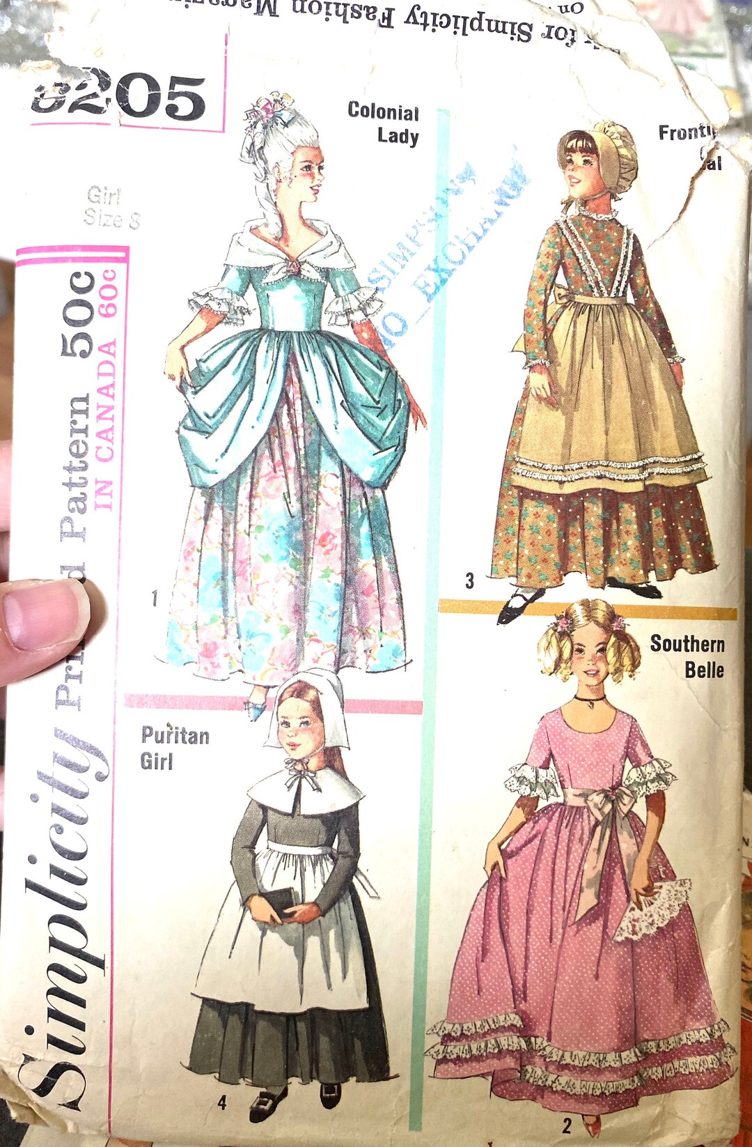 DIY Halloween Costume Sewing Patterns for PDF Historical Colonial Girl ...