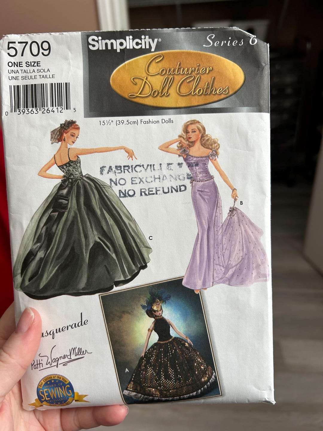 Simplicity 5709 Sewing Pattern Pdf, Barbie Fashion Doll, Vintage Doll ...