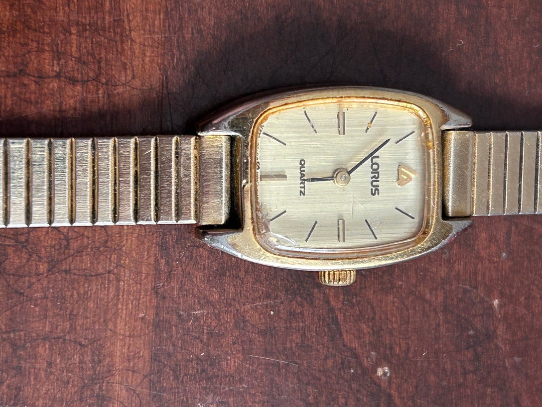 LOTUS Woman Watch, Gold Vintage Watch, Wristband Watch, Analog Watch ...