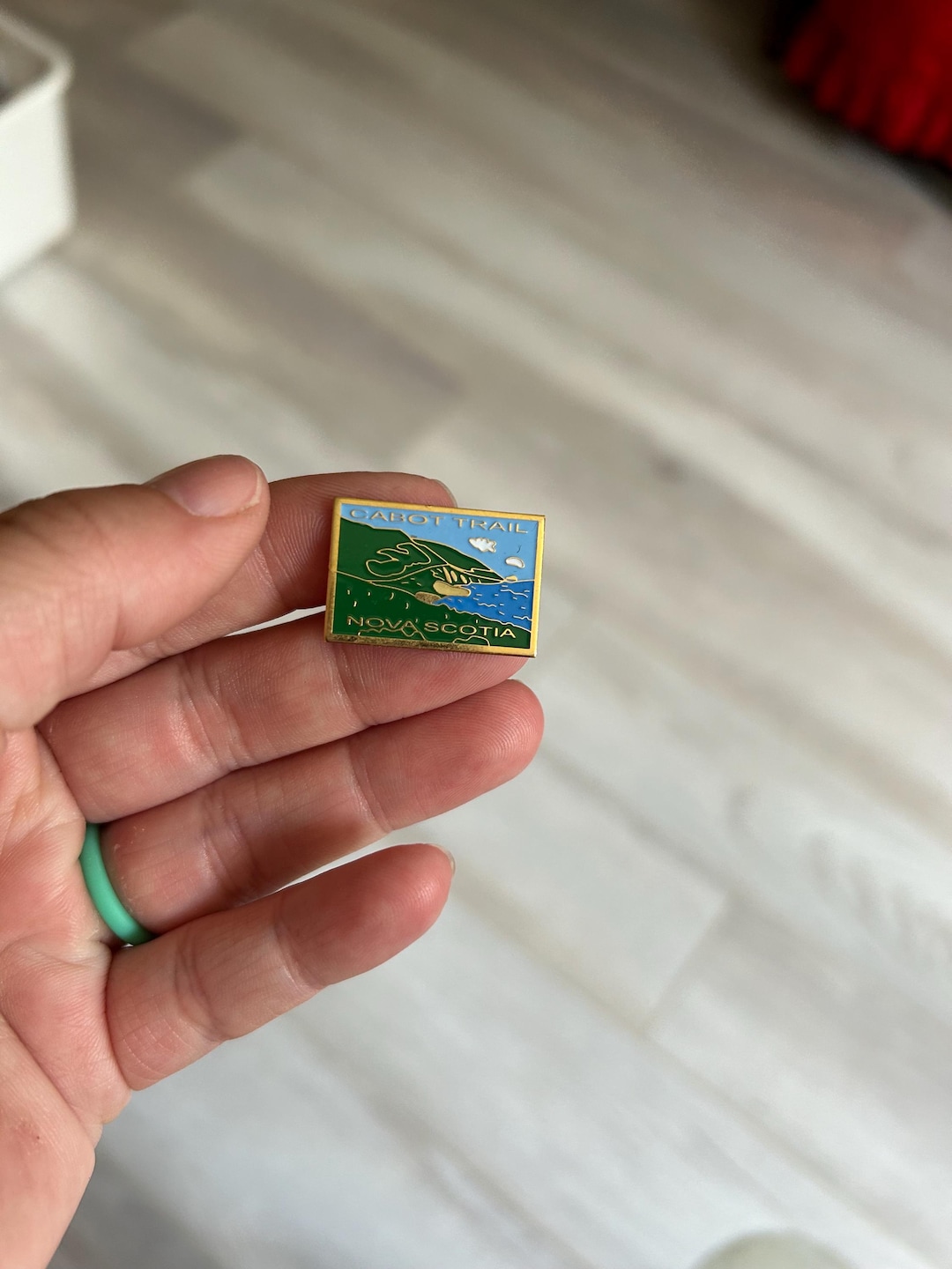 CABOT TRAIL, Canadian Flag Pin, Canada Day Gift, Gift for Him, Military ...