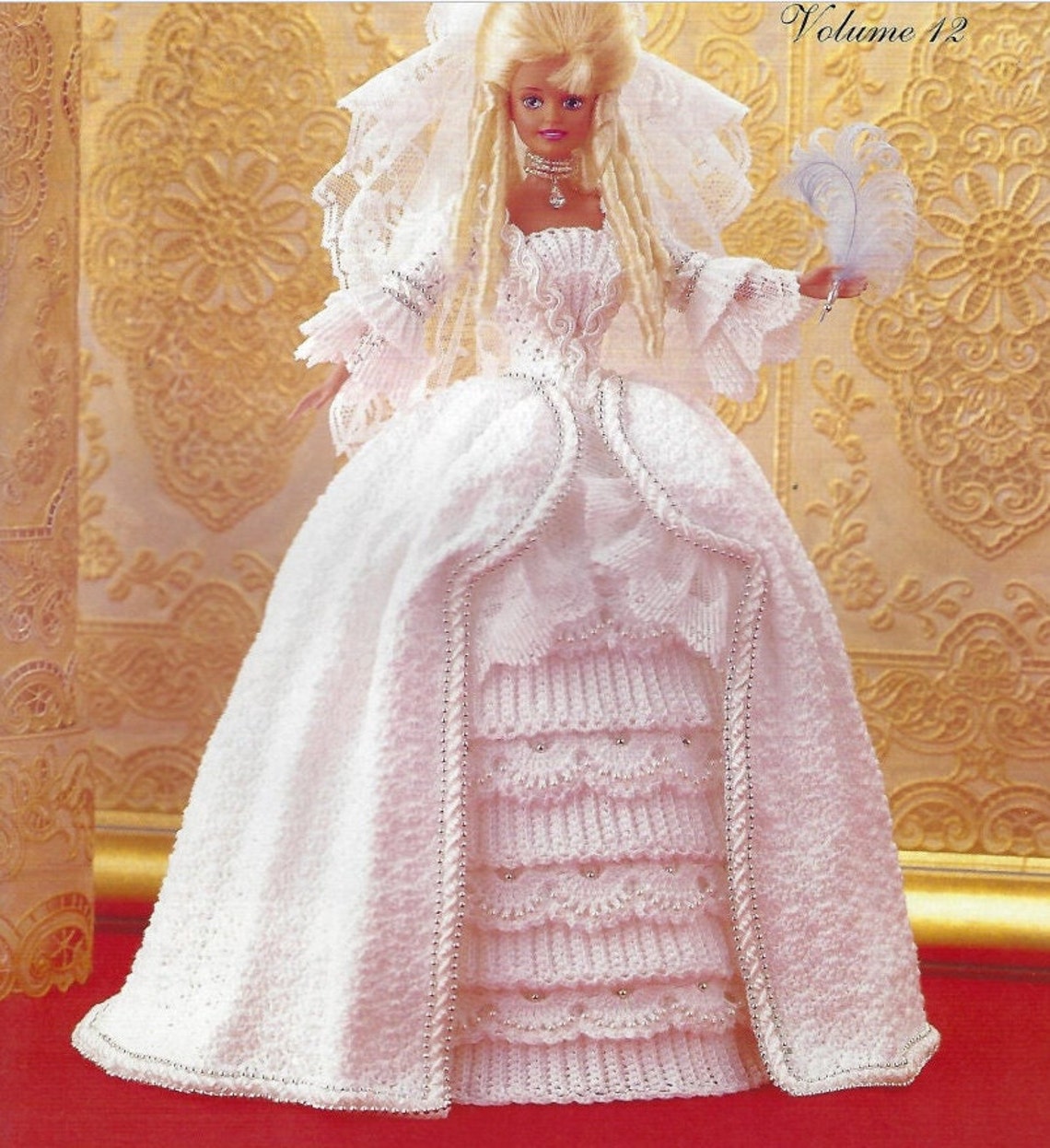 Crochet Pattern Pdf-renaissance Fashion Doll Barbie Gown - Etsy