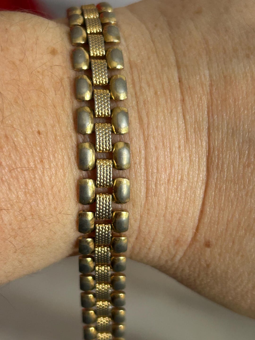 Monet Gold Bangle Bracelet, Monet Jewelry, Valentine Gift for Her, Gold ...