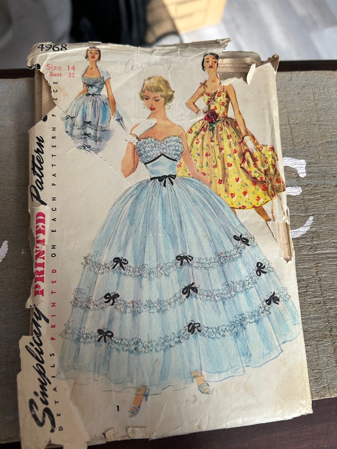 1960 Vintage Dress Simplicity 4968 Patterns for Pdf-vintage Woman ...