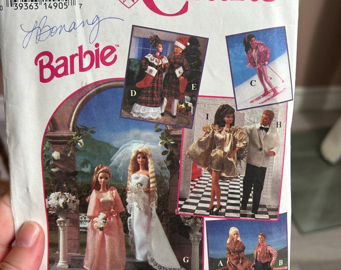 SIMPLICITY 8797 Sewing Pattern Pdf, Barbie Fashion Doll, Vintage Doll ...