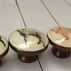 Barnyard Animal Drawer Knobs - Cute Farmhouse Kitchen Decor - Country Themed Cabinet Knobs ...