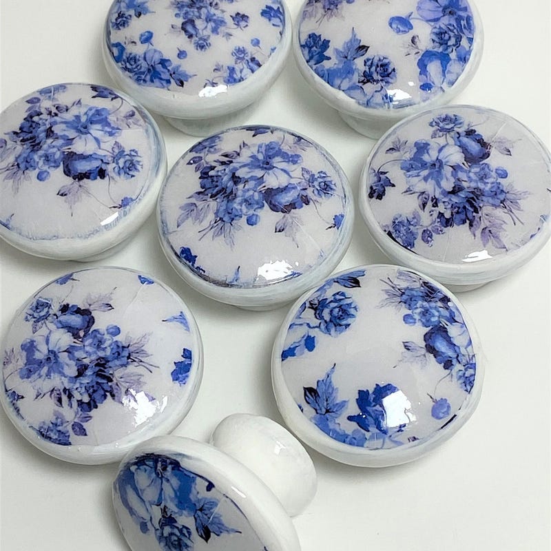 Floral Knobs - Etsy