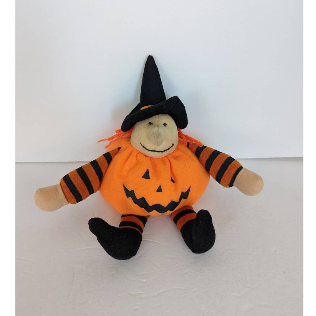 People Pals Vintage Retro 90s Plush Jack-o-lantern Pumpkin - Etsy