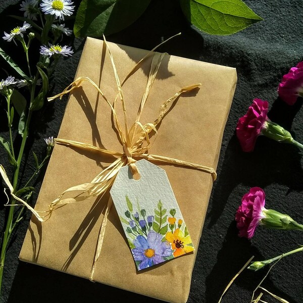 Hand Painted Tags - Etsy