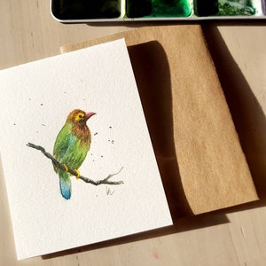 Set of 3 - Original Hand Painted Watercolor, Bird Art, Illustration ...