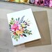 Set of 3_original Hand Painted Watercolor Floral, Blank Greeting, Get ...