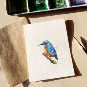 Set of 3 - Original Hand Painted Watercolor, Bird Art, Illustration ...