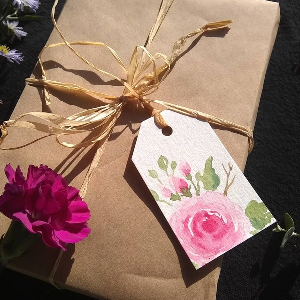 Hand Painted Tags - Etsy