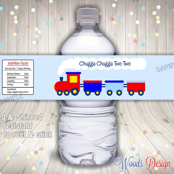 Train Water Bottle - Etsy
