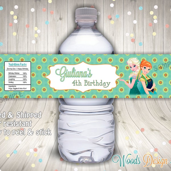 Frozen Water Labels - Etsy