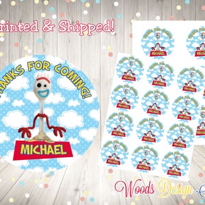 Toy Story 4 Forky Stickers, Make Your Own Forky, Printed & Shipped ...