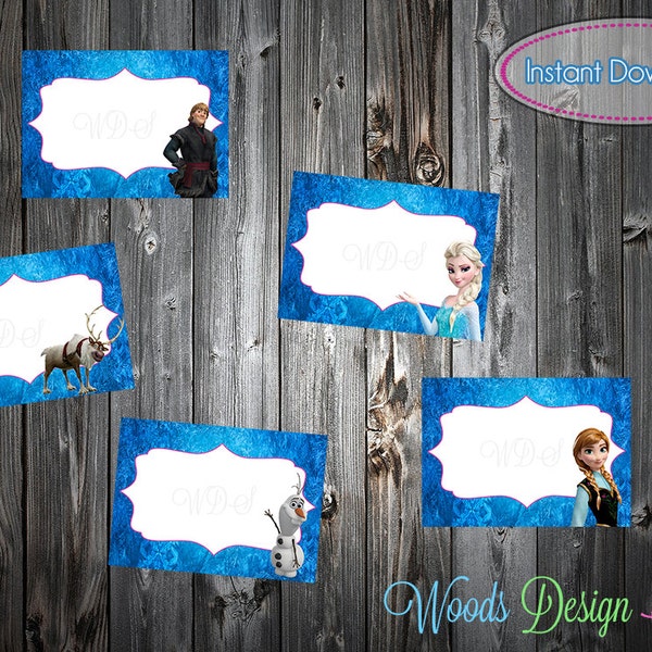 Frozen Labels - Etsy