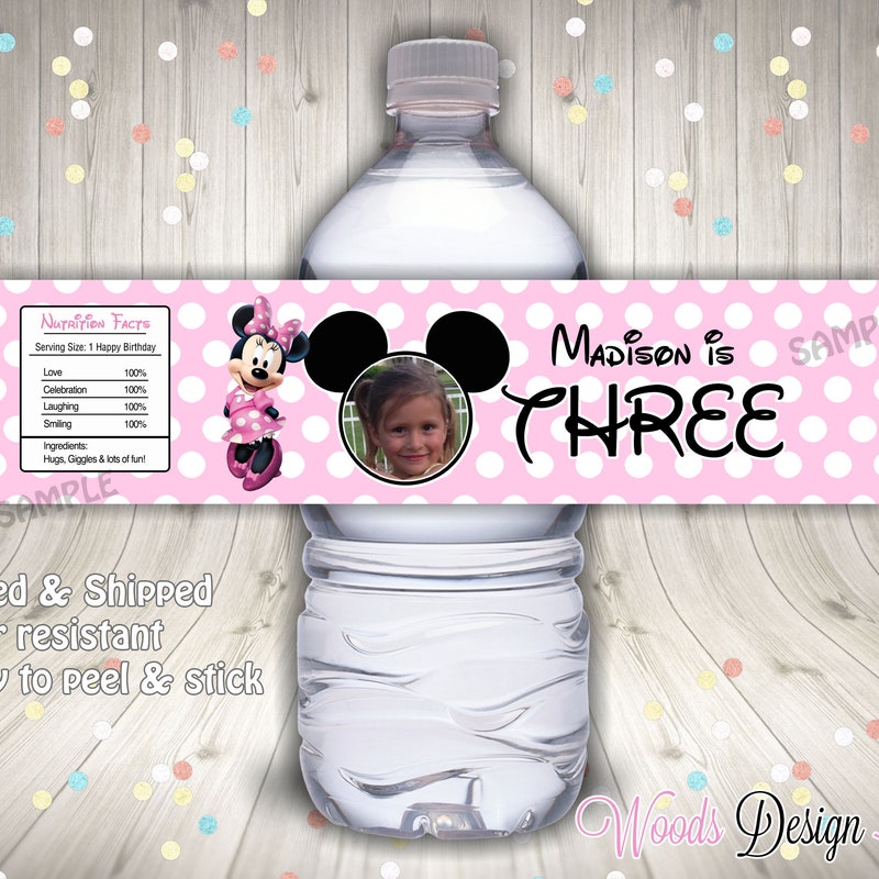 Minnie Mouse Labels - Etsy