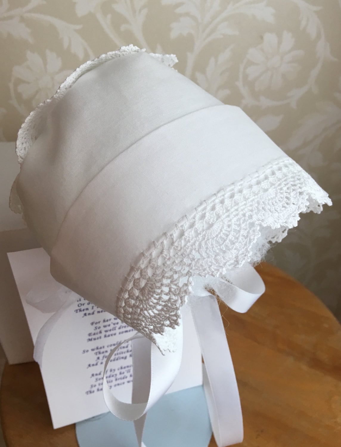 Harper W/o Pearls Handkerchief Bonnet | Etsy