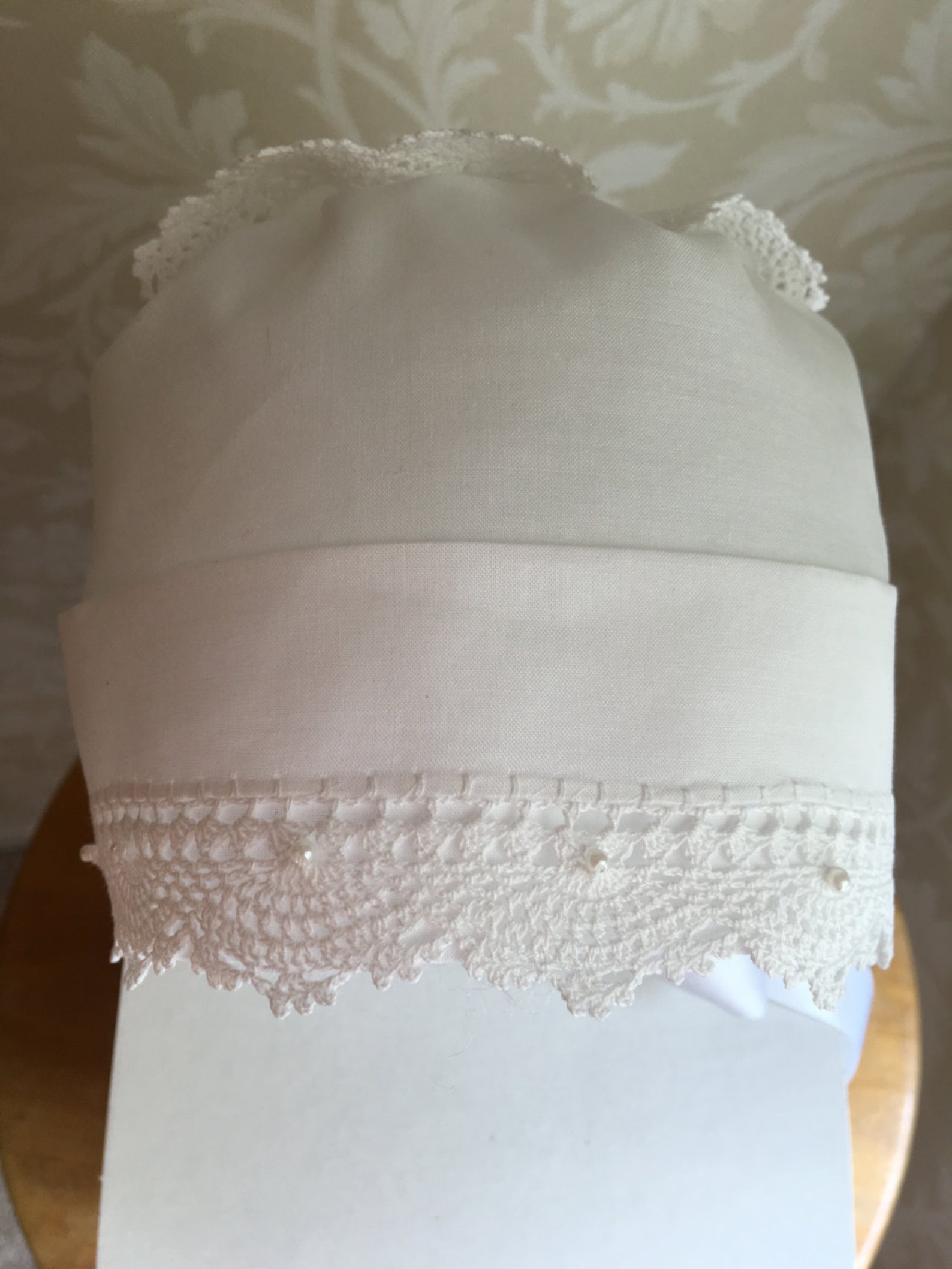 Harper W/pearls Handkerchief Bonnet - Etsy