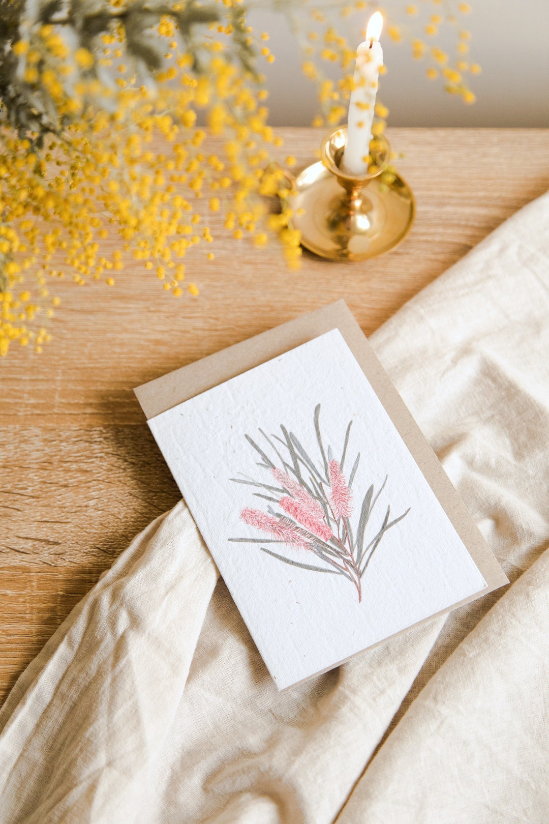 Emu Tree Seeded Card, Australian Native Seeds (A6) - Etsy Australia
