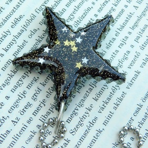 Swarovski Star Pendant, Wearable Art, Funky, Boho, Hippie Jewelry, Star ...